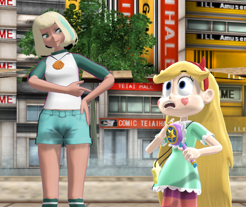 Star Sees Jackie's New Look by TipperTopHat on DeviantArt