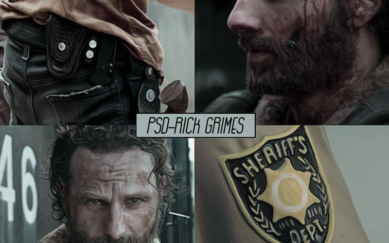 Psd Coloring - Rick Grimes. by Renixt12 on DeviantArt