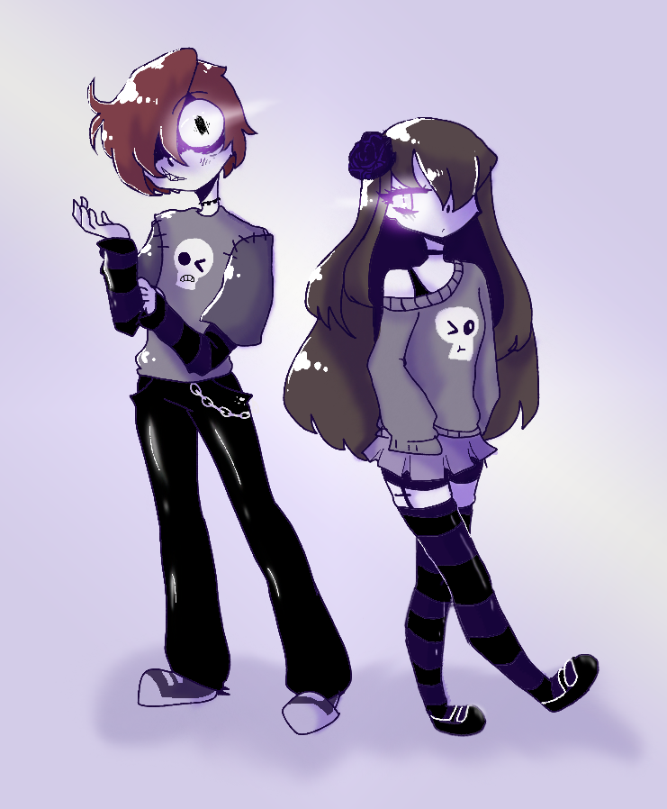 Goth Couple by Hitorijime on DeviantArt