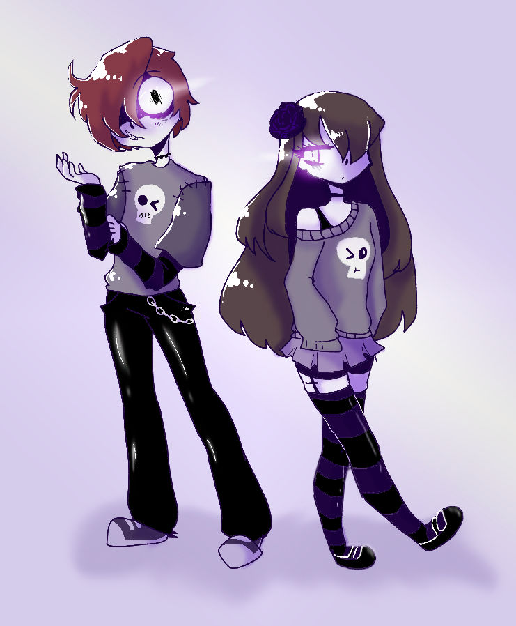 Goth Couple by Hitorijime on DeviantArt