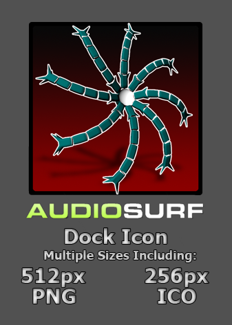 AudioSurf Dock Icon by lapinlunaire on DeviantArt