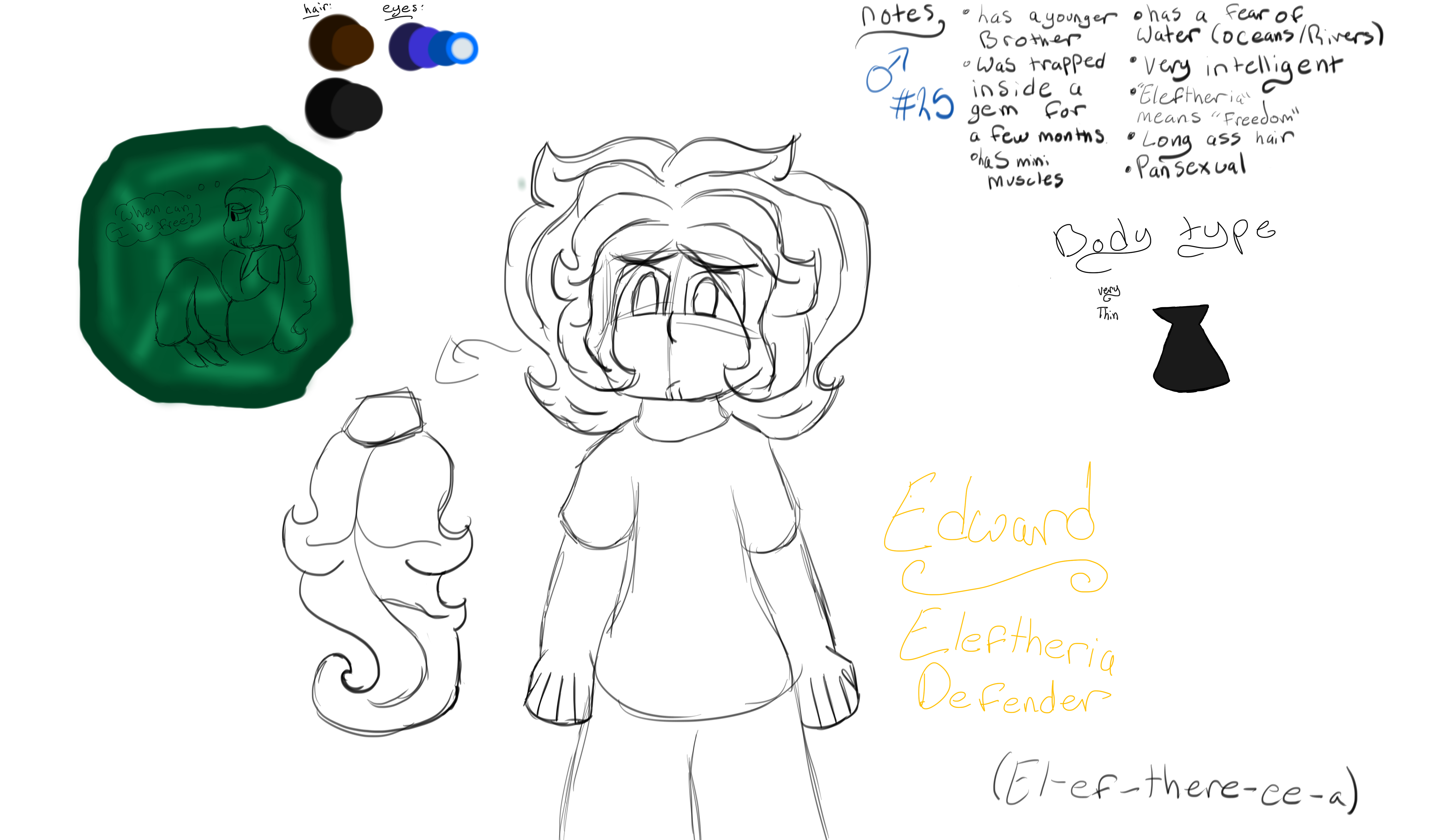 Edward Lockheart - Sketch by ButtonmashMC on DeviantArt