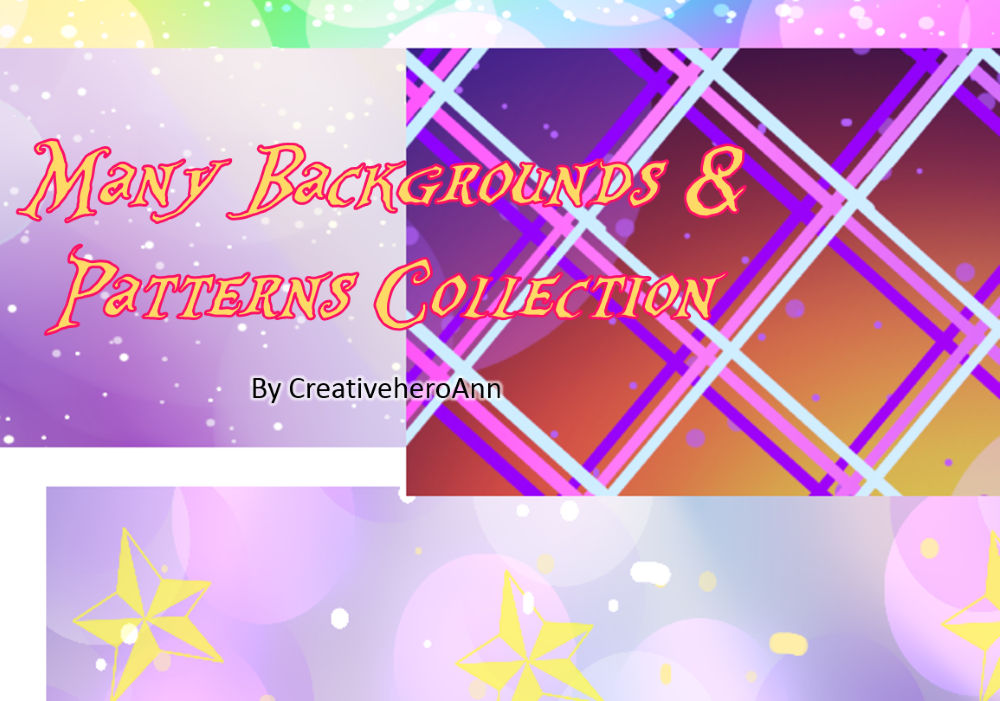 [Resource] Many Backgrounds + Patterns Collection by CreativeHeroAnn on ...