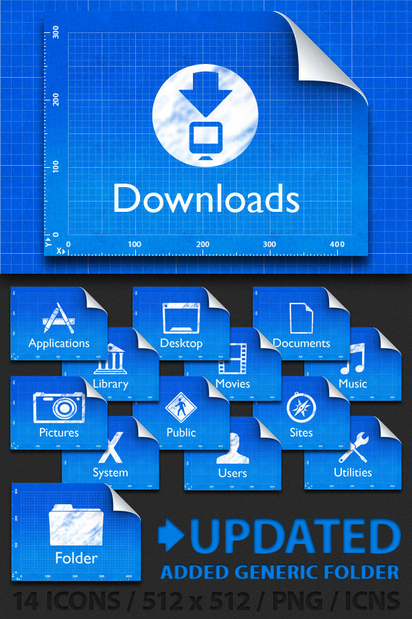 Snow Leopard Blueprint Folders by prcmelo on DeviantArt