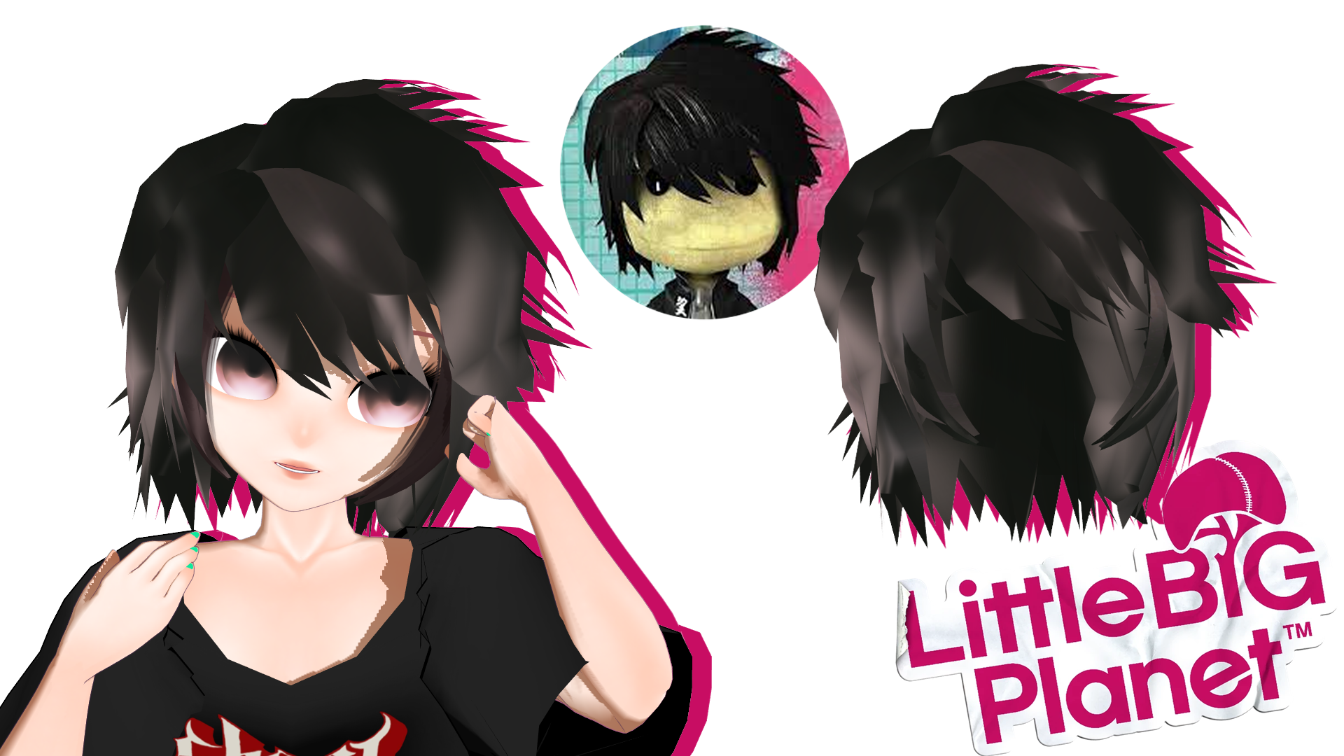MMD LittleBigPlanet DLC Hero Hair DL by angel-dere on DeviantArt
