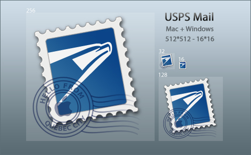USPS Mail Icon by DoNotThrowAway on DeviantArt