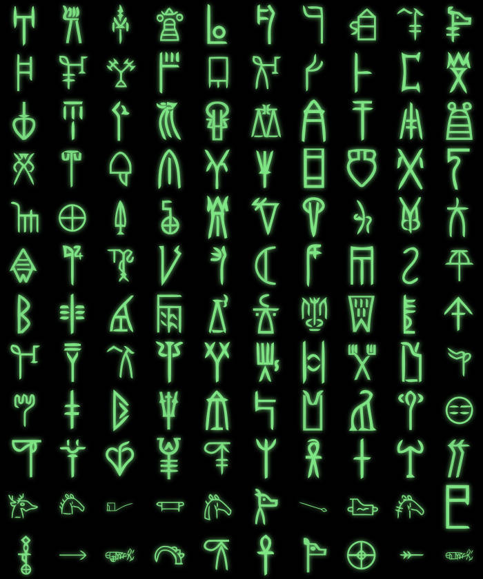 Linear B Symbols by yiangos on DeviantArt