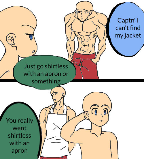 You really went with an apron base by AmericasEren99 on DeviantArt