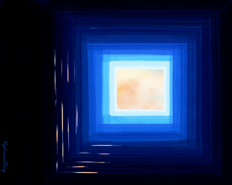 The blue window by HydromelKing on DeviantArt