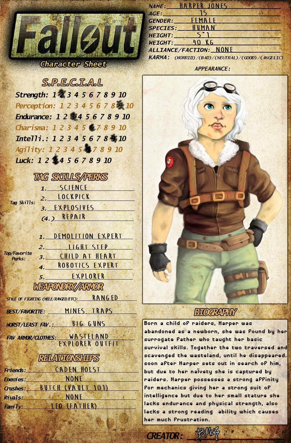 Fallout Oc Meme- Harper by B-Morris on DeviantArt