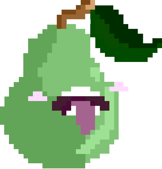 Pixel Pear by bvsic on DeviantArt