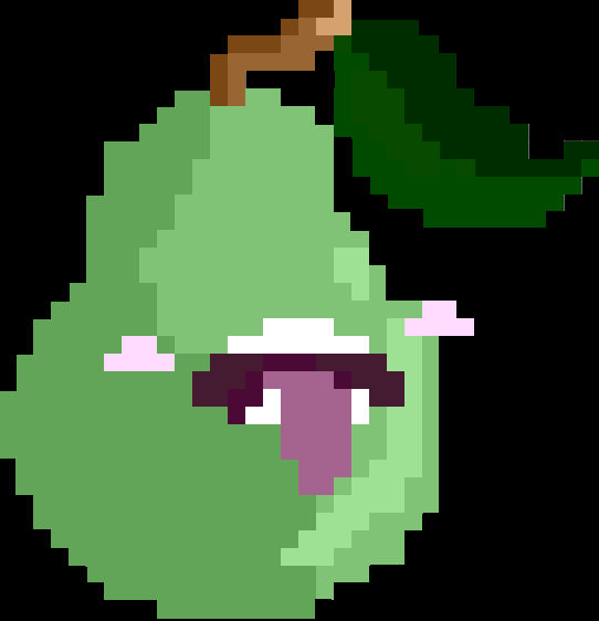 Pixel Pear by bvsic on DeviantArt