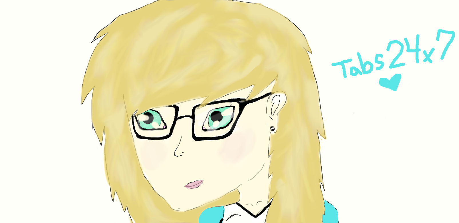 ::FA::Tabs24x7 Fan art by XPaintedHeartX on DeviantArt