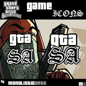 GTA San Andreas Icons by monolistic on DeviantArt