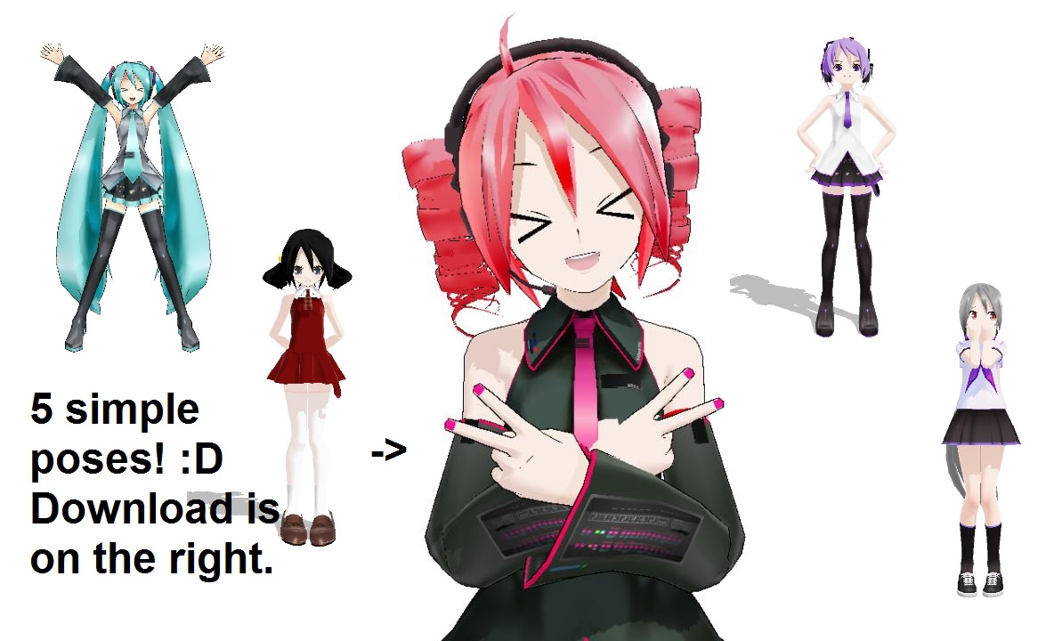 Simple Posepack by G123u on DeviantArt