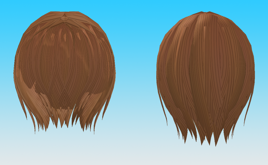 Born Back Hair DL by G123u on DeviantArt