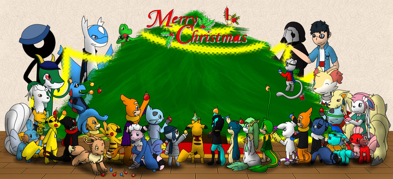 Decorating the Tree by KurtisTheSnivy on DeviantArt