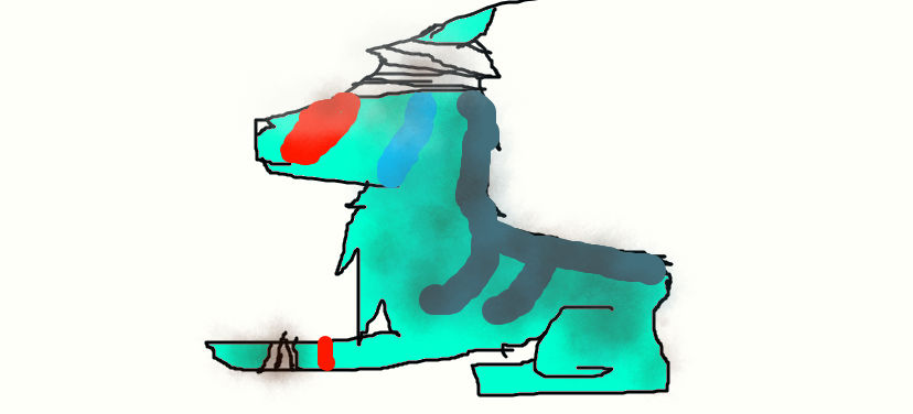 Blind wolf adoptable open by FairyEaterSword on DeviantArt