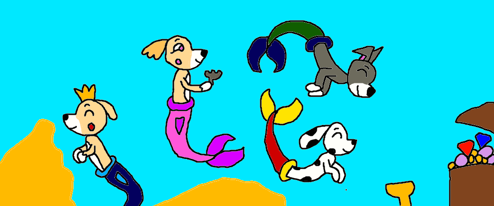 Merpups find the sunken treasure by MerpupIsaac2003 on DeviantArt