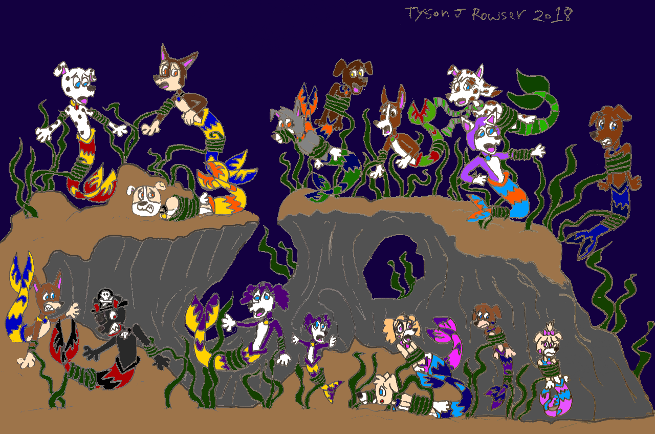 Big Family Captured by MerpupIsaac2003 on DeviantArt