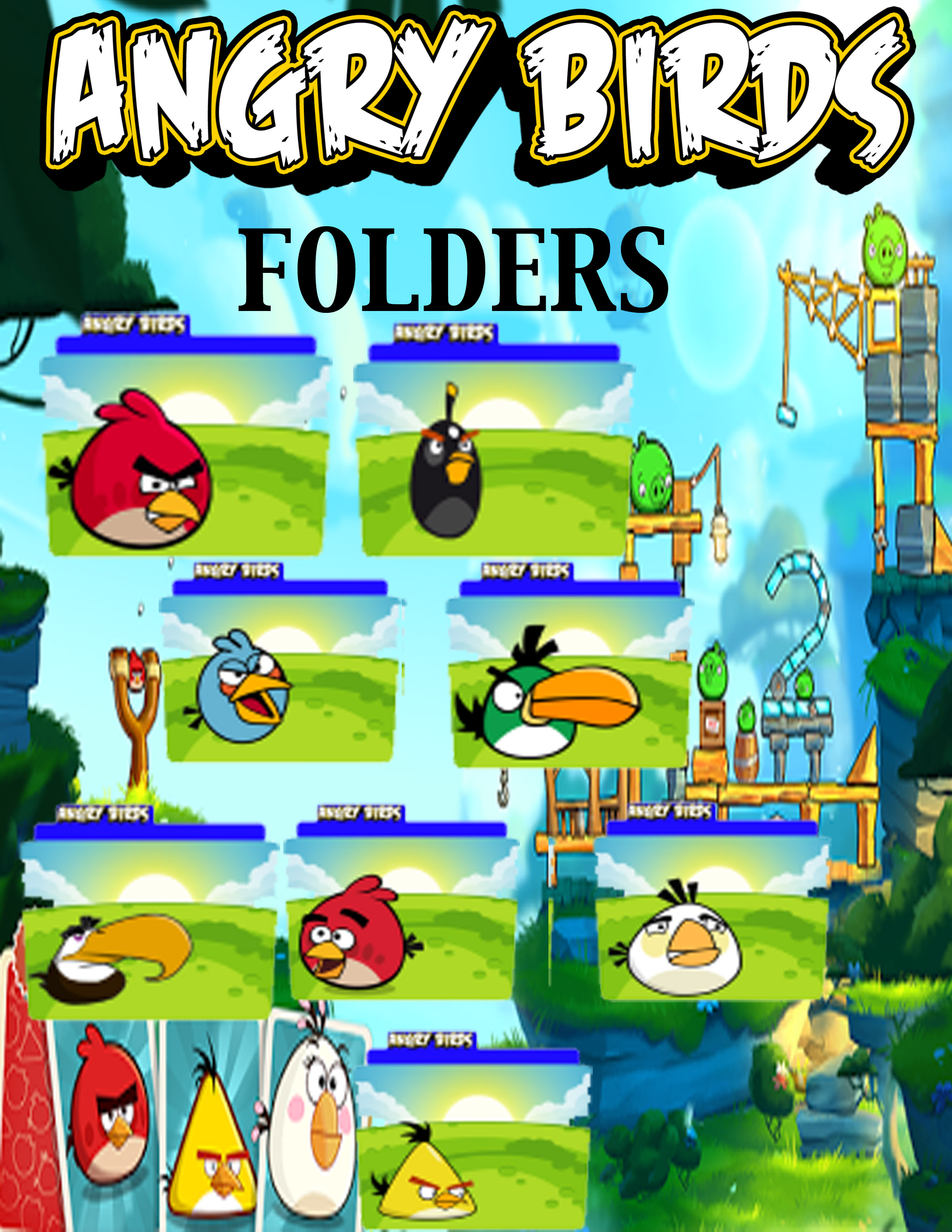 Angry Birds folders by skates99 on DeviantArt
