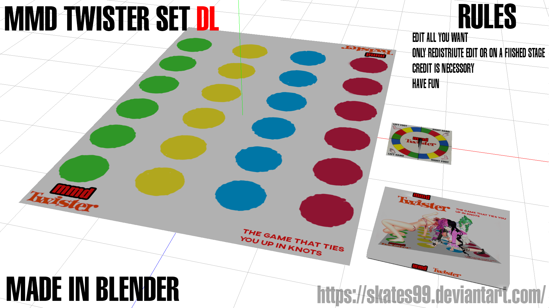 Mmd Twister Set by skates99 on DeviantArt