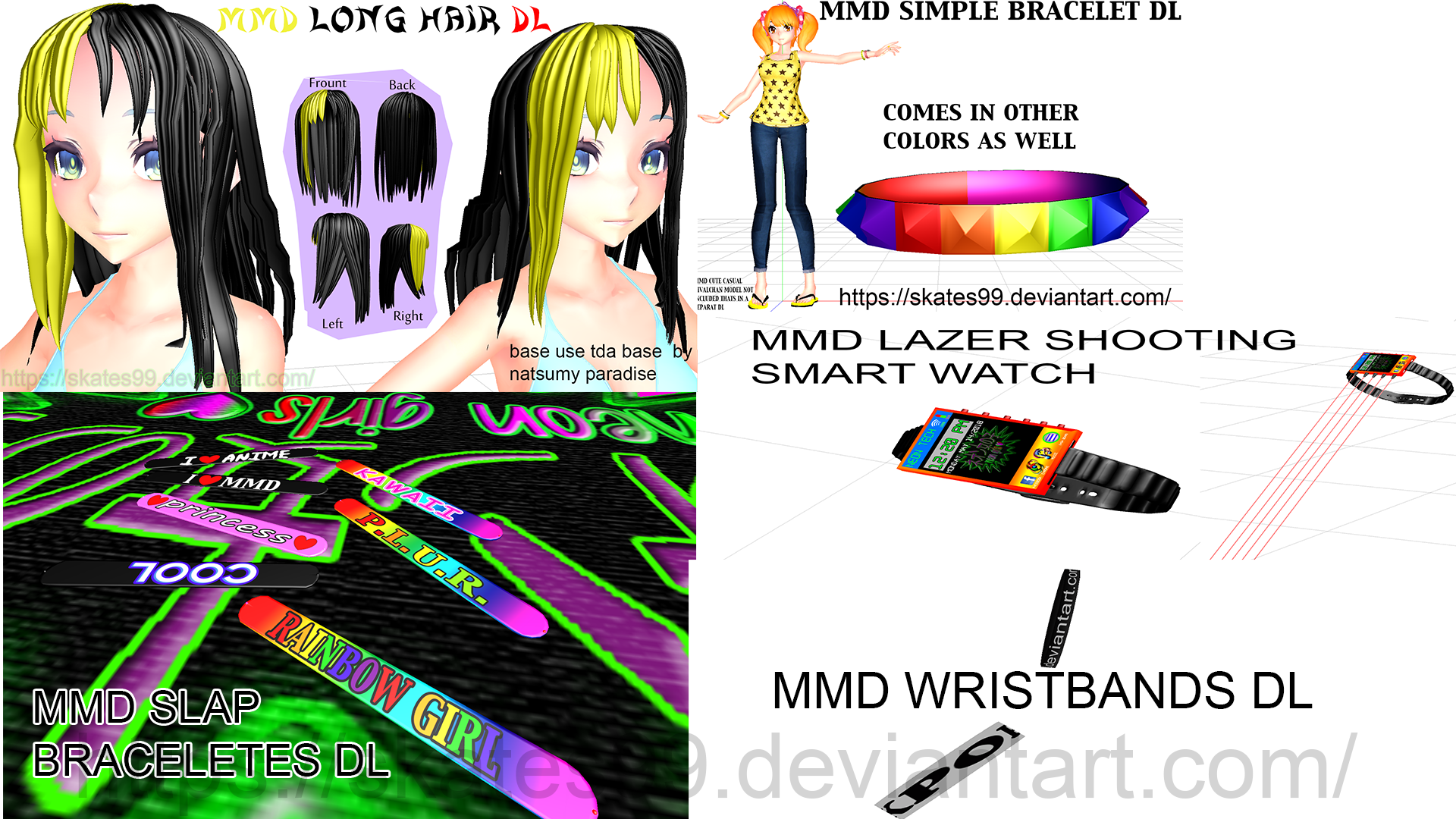 Mmd Random Acc Pack Dl by skates99 on DeviantArt