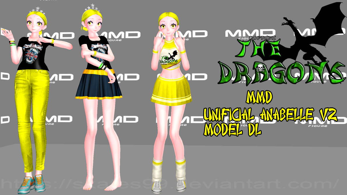 Mmd Tda unificial Anabelle v2 model beta by skates99 on DeviantArt