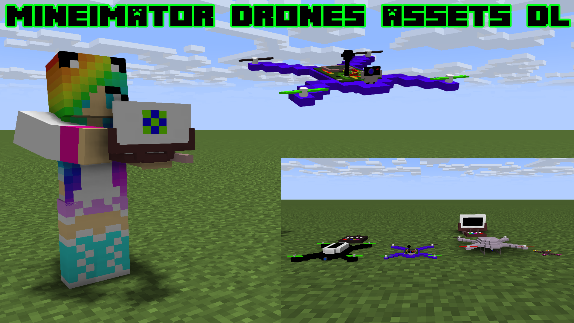Mine Imator Drone Asset Dl By Skates99 On Deviantart