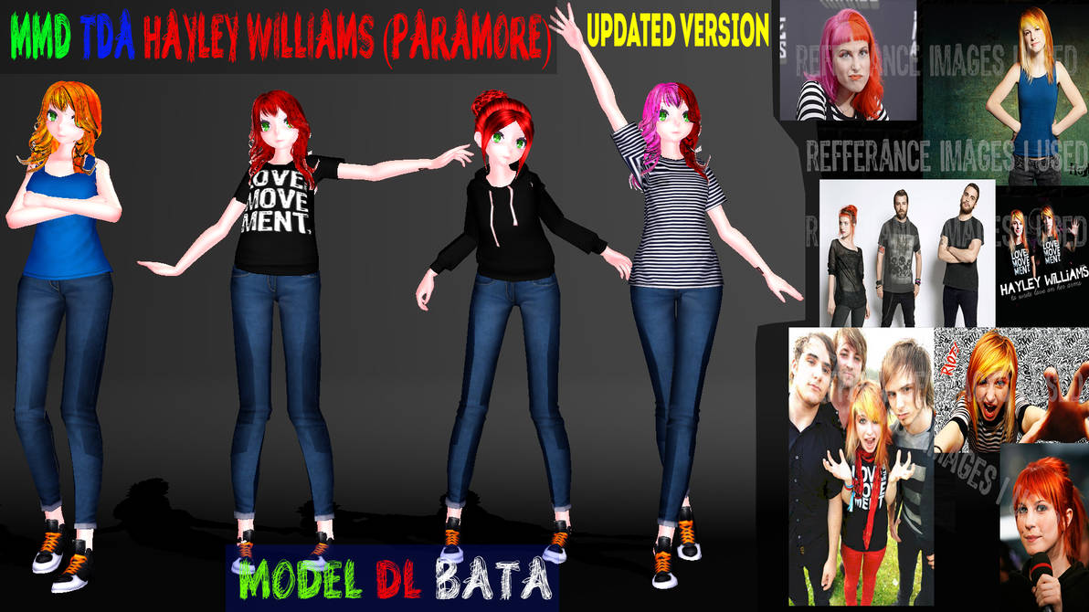 mmd Tda hayley williams (paramore) updated version by skates99 on ...