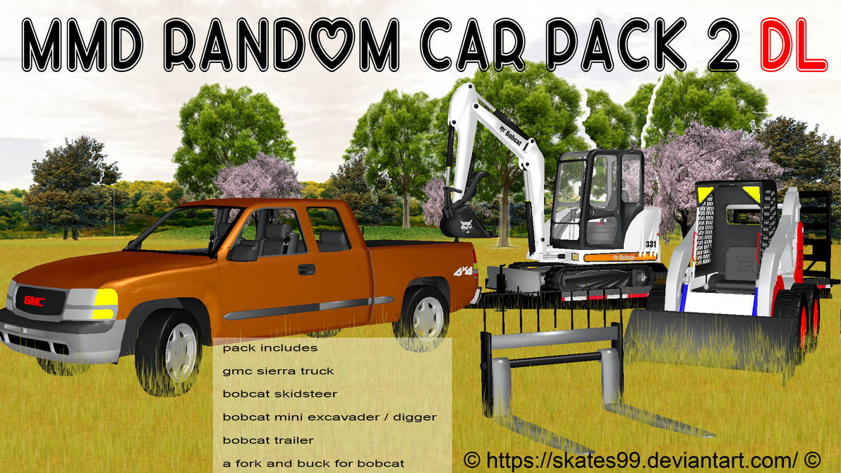 Mmd Random Car Pack 2 Dl by skates99 on DeviantArt