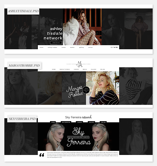 fansite header pack 004# by aefruse on DeviantArt