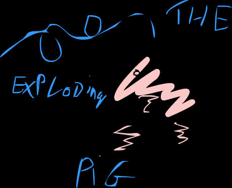 The Exploding pig by Hiroko222 on DeviantArt