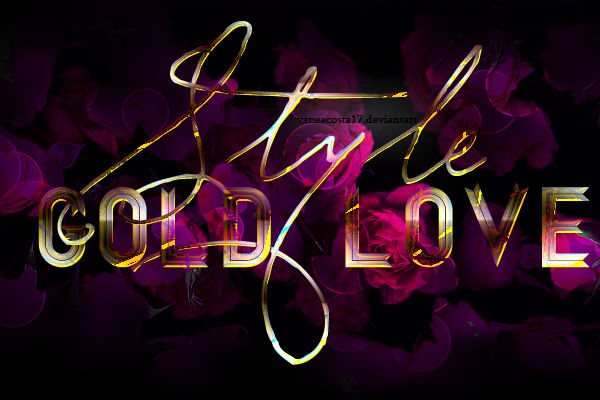 Style GOLD LOVE by vaneacosta17 on DeviantArt