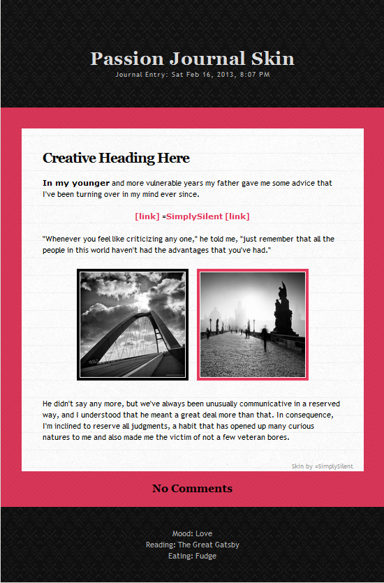 Journal Skin Commissions (CLOSED) by SimplySilent on DeviantArt