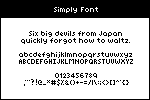 Simply Font by SimplySilent on DeviantArt