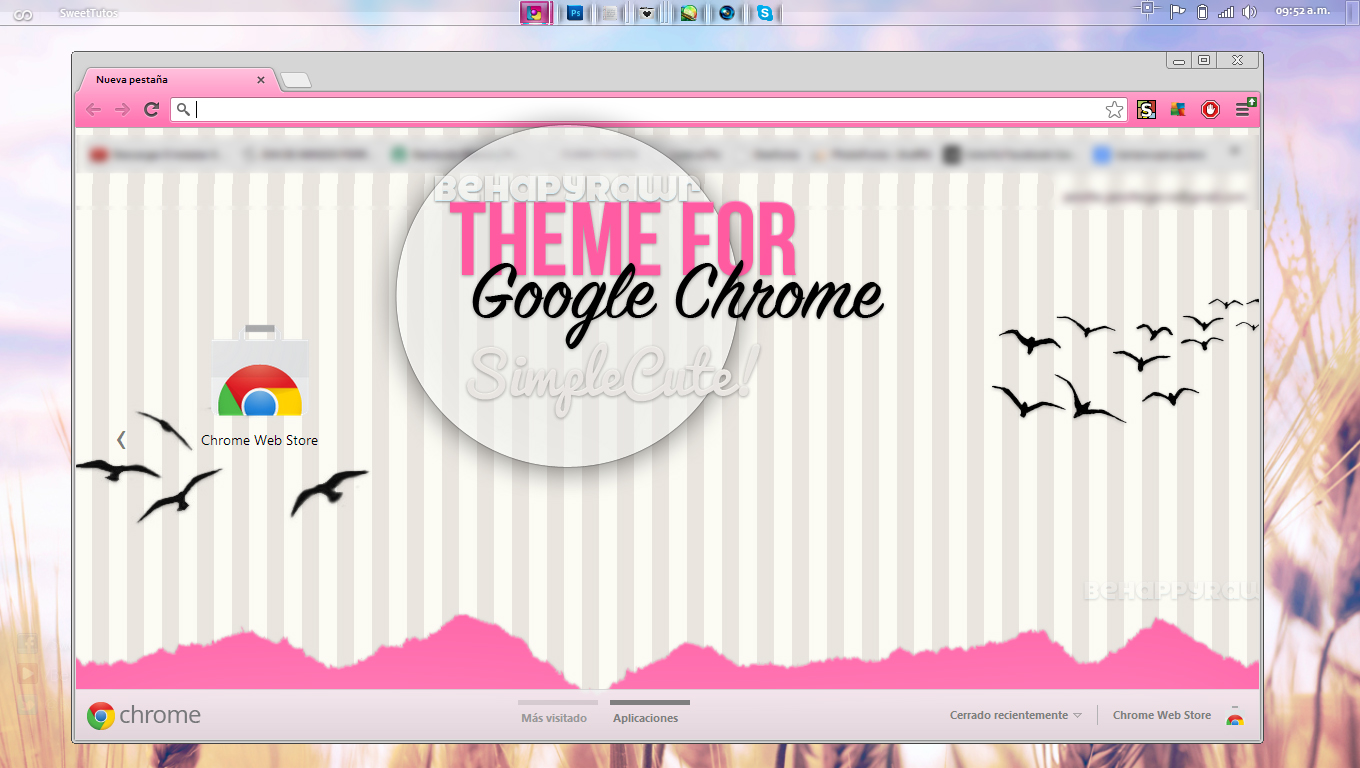 Theme for Google Chrome by iBeHappyRawr on DeviantArt