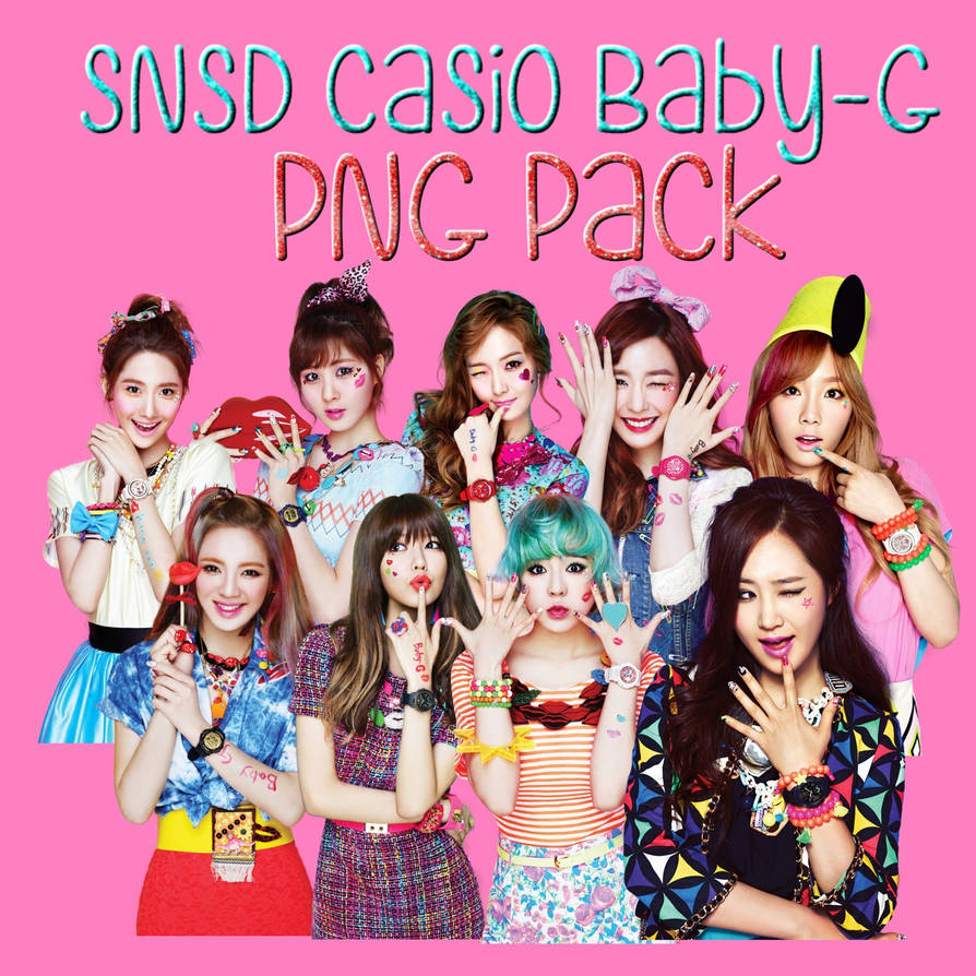 SNSD Casio Baby-G PNG Pack by k-popper88 on DeviantArt