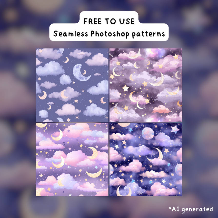 F2U - Seamless PS pattern set: Cosmos by CherrysDesigns on DeviantArt