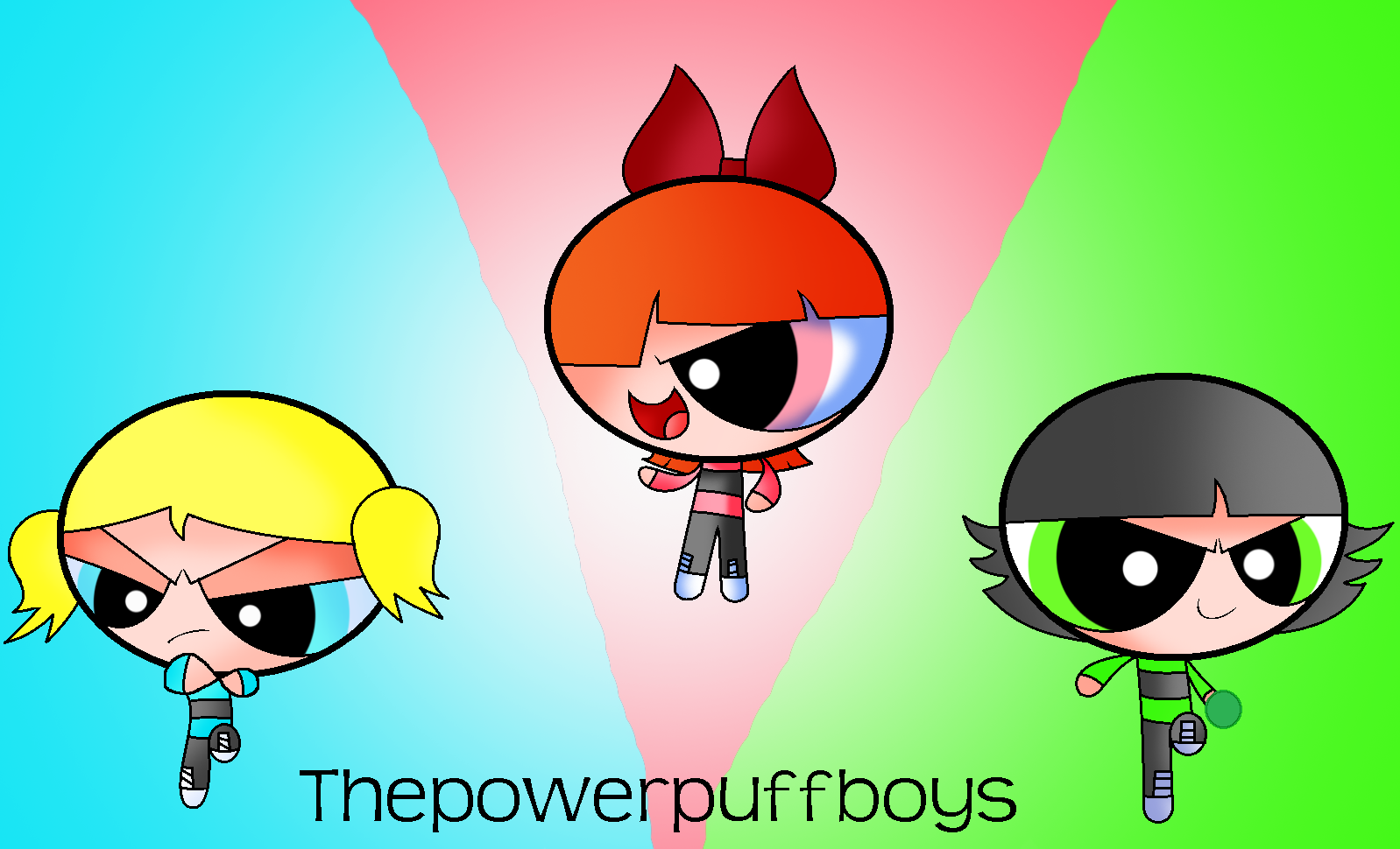 The PowerPuff Boys by snivytoserperior on DeviantArt