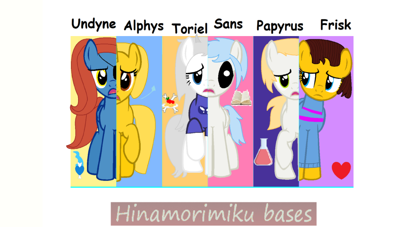 Undertale Mlp by DiamondWolf2006 on DeviantArt