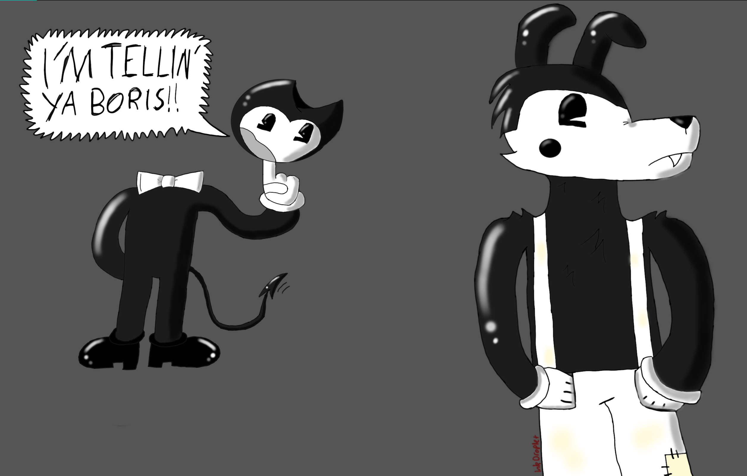 Bendy and Boris by InkDroplet9 on DeviantArt