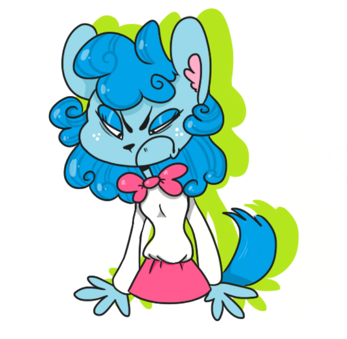 angry blue thing by UglyBirdy on DeviantArt