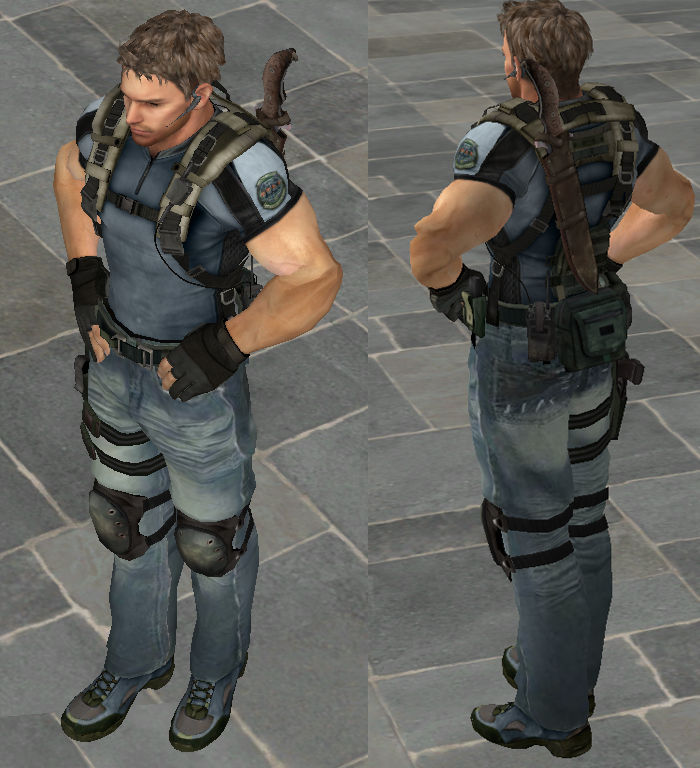 Chris Civilian Model by a-m-b-e-r-w-o-l-f on DeviantArt