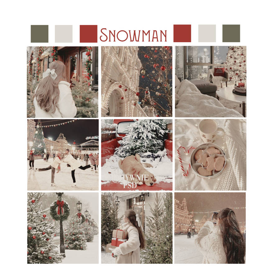 Snowman| PSD #50 by Hywnie on DeviantArt