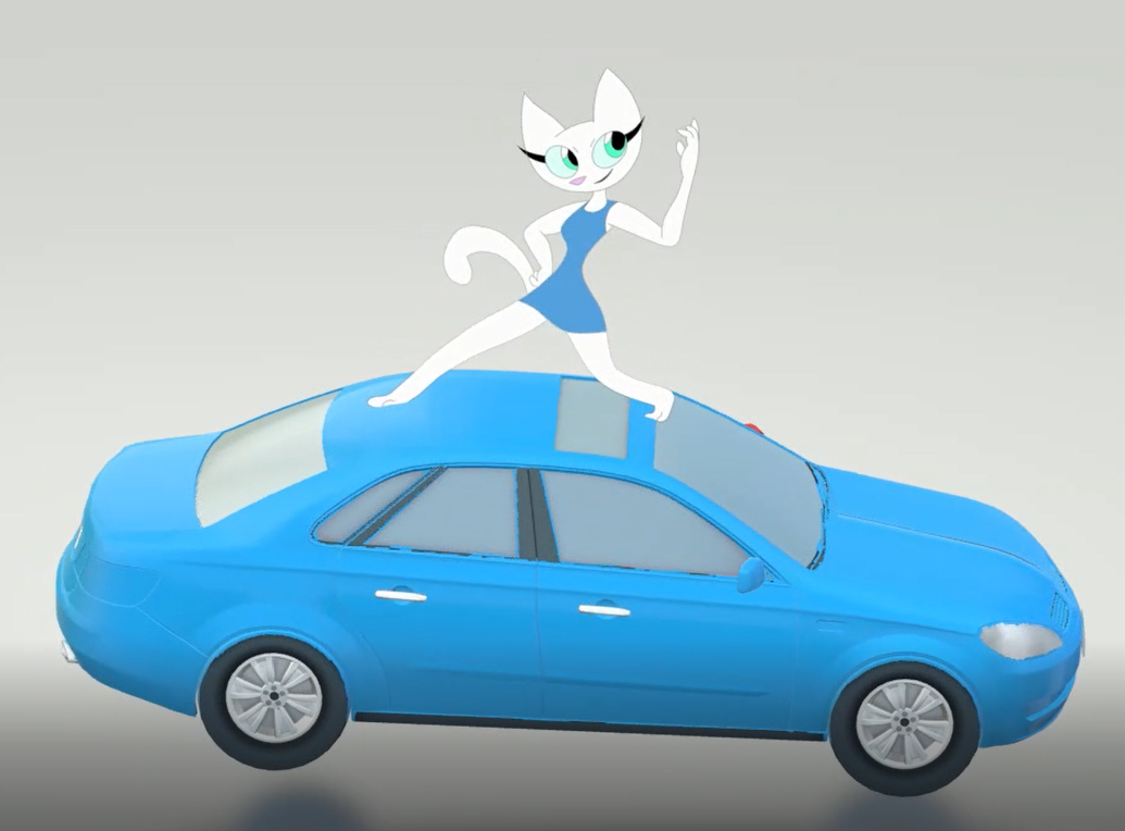 Floating Car (3D Paint test) by AfroToonvee on DeviantArt