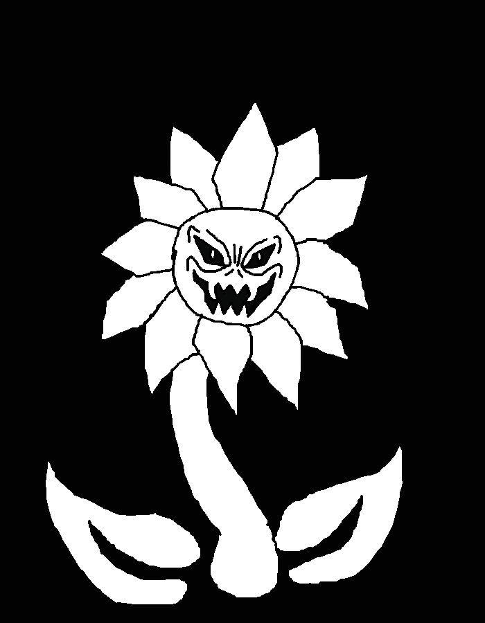Flowey the flower by ChaosAlphaAndOmega on DeviantArt
