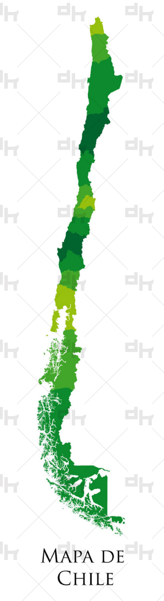 Mapa de Chile Vector by doghead on DeviantArt