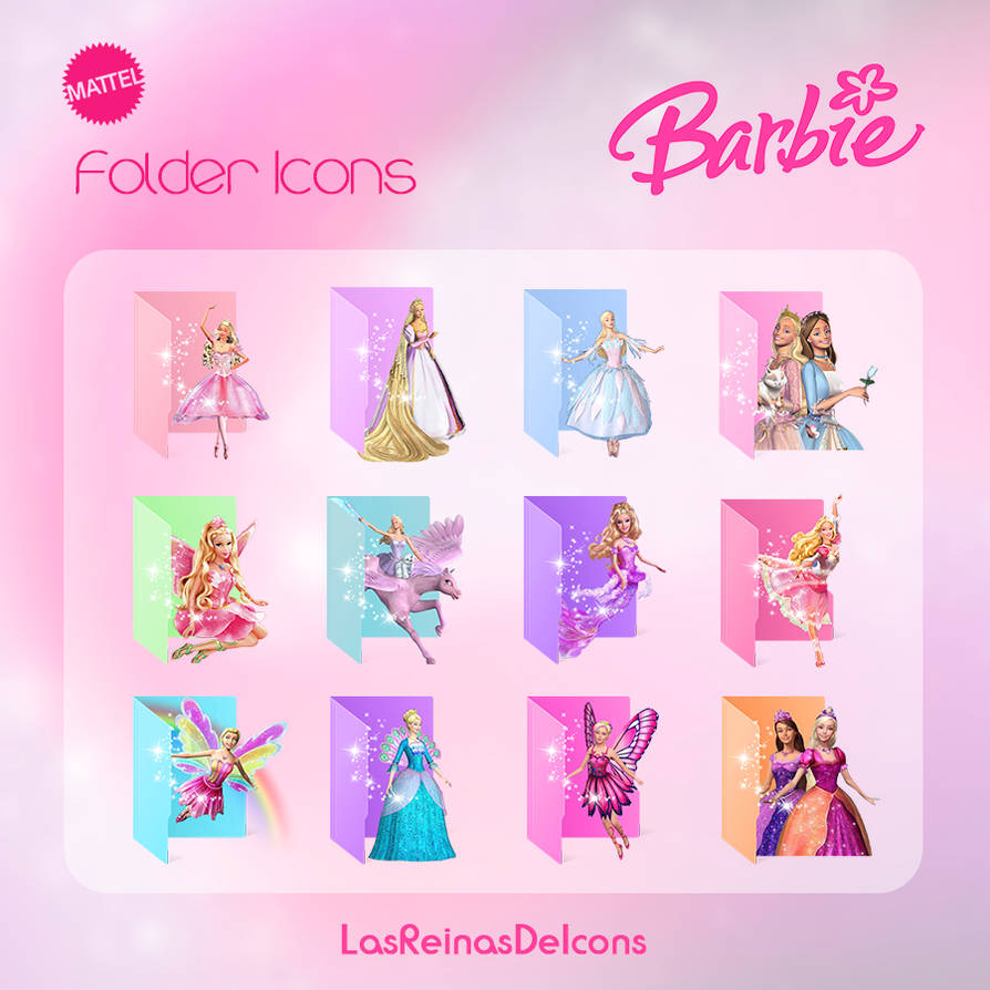 Barbie Classics Folder Icons by LasReinasDeIcons on DeviantArt