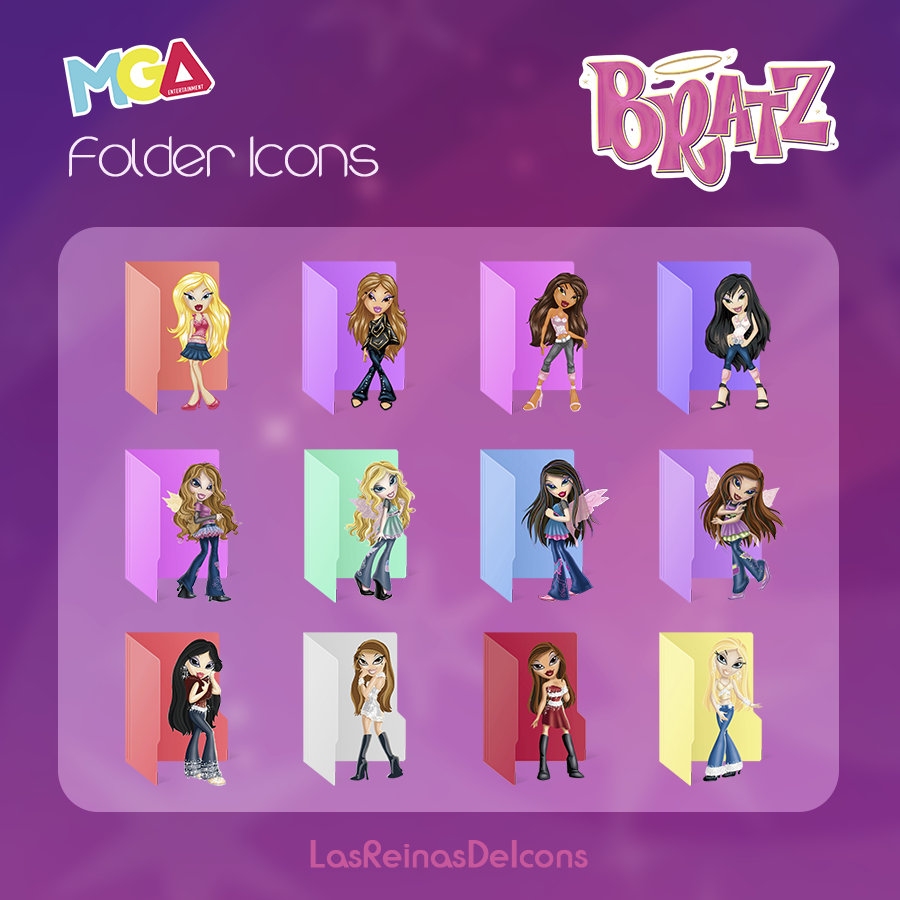 Bratz Folder Icons by LasReinasDeIcons on DeviantArt